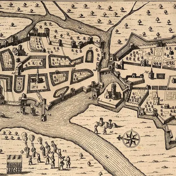 A Jacobite force under Patrick Sarsfield, guided by Galloping Hogan ...